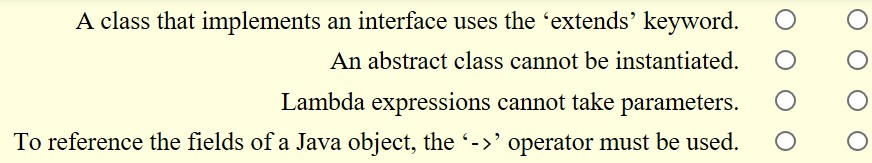 Solved A class that implements an interface uses the | Chegg.com