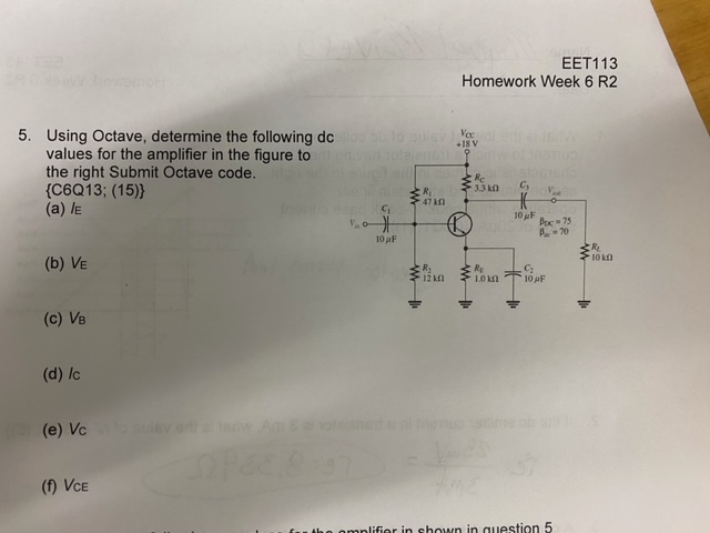 Solved EET113 Homework Week 6 R2 | Chegg.com