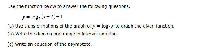 Solved Use the function below to ﻿answer the following | Chegg.com