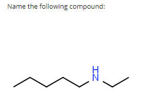 Solved Name the following compound: IZ | Chegg.com