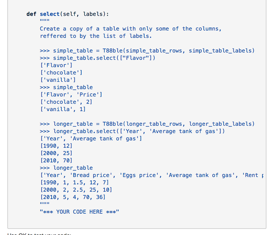 Question 3: Column Methods Complete the column, | Chegg.com