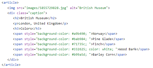 Solved Web design assignment: - Since the content variable | Chegg.com