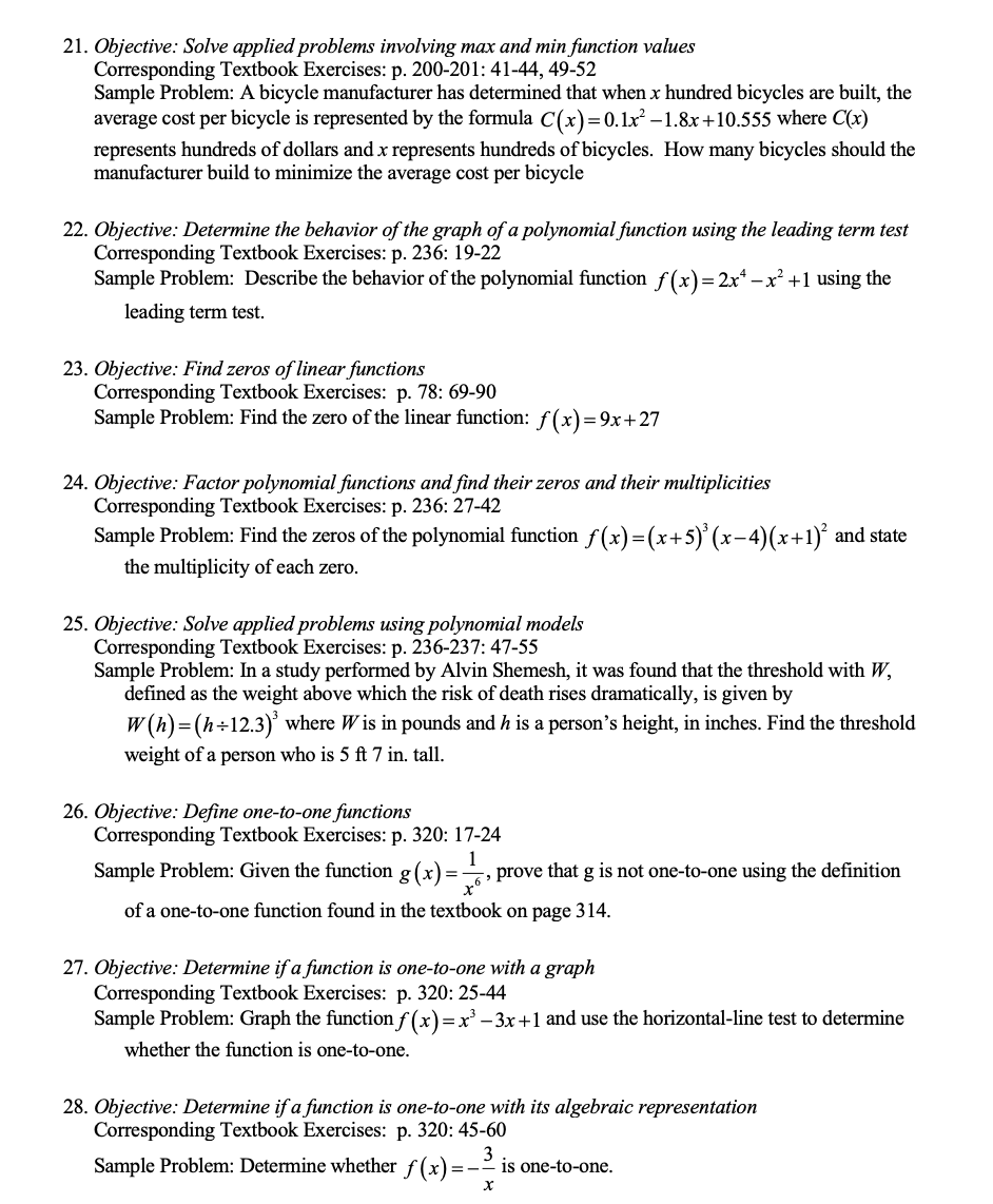 Solved 17. Objective: Given a function, determine and graph | Chegg.com