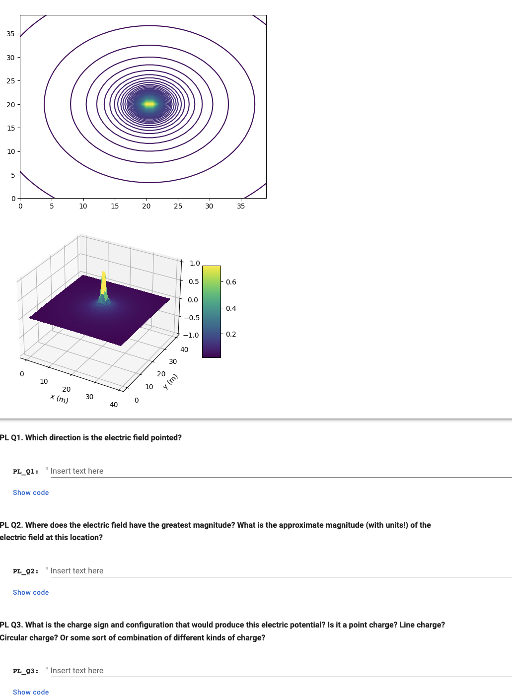Solved PL Q1. Which direction is the electric field pointed? | Chegg.com
