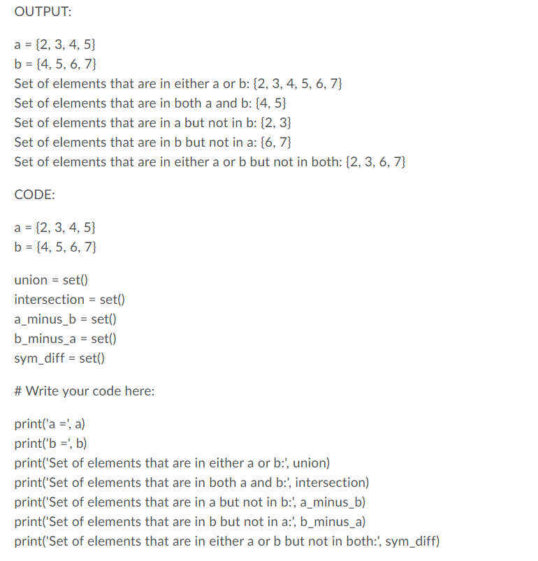 Solved Examine The Incomplete Program Below Write Code That 