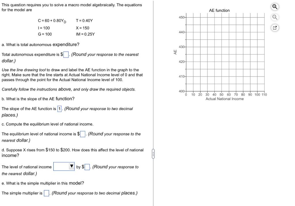 Solved This question requires you to solve a macro model | Chegg.com