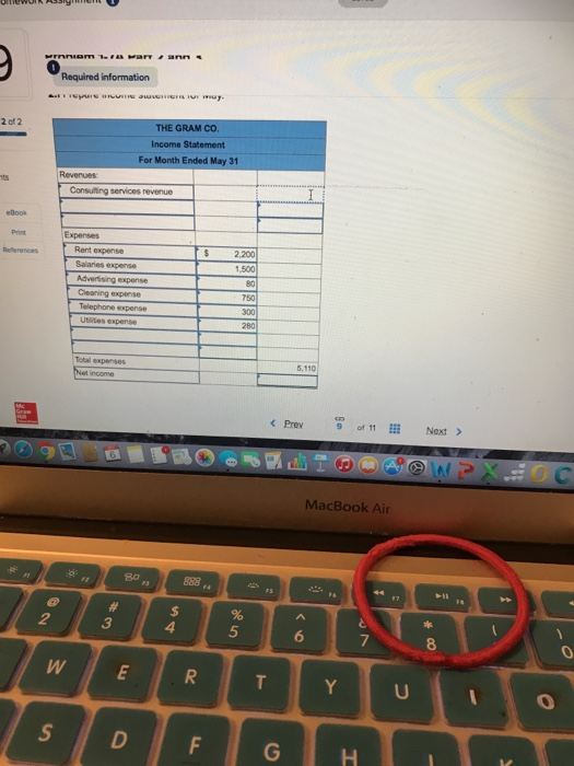 Solved Help Sa mework Assignment Required Information | Chegg.com