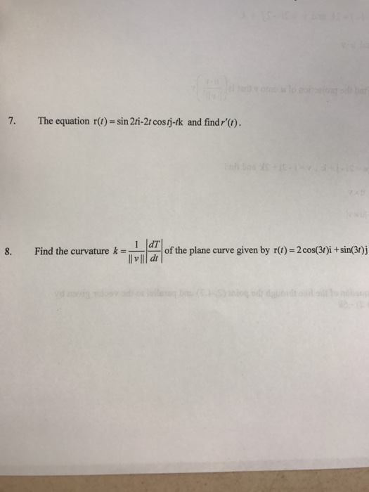 Solved The equation r(t) = sin2ti-2t cos tj-tk and find | Chegg.com
