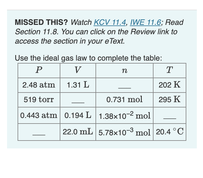 Solved Part A) Complete the first column of the table. | Chegg.com