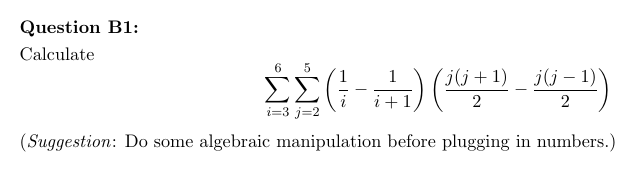 Solved Question B1: Calculate | Chegg.com