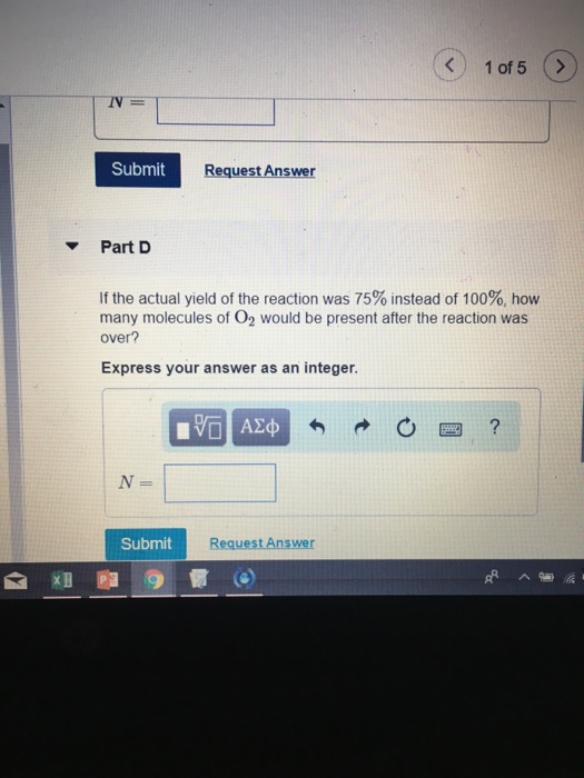 Solved 1 of5 Problem 3.8 Nitrogen monoxide and oxygen react | Chegg.com