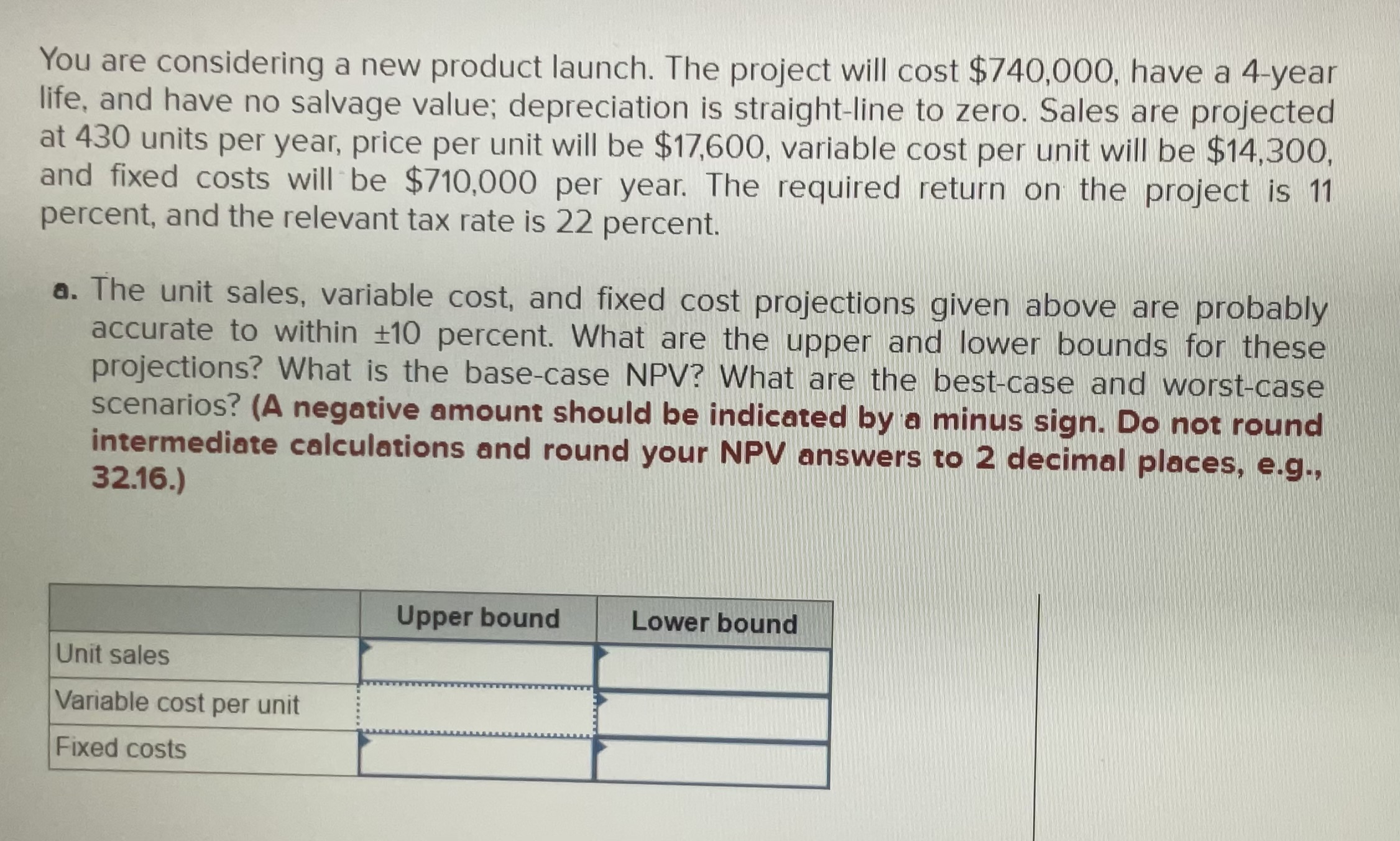 Solved You are considering a new product launch. The project | Chegg.com