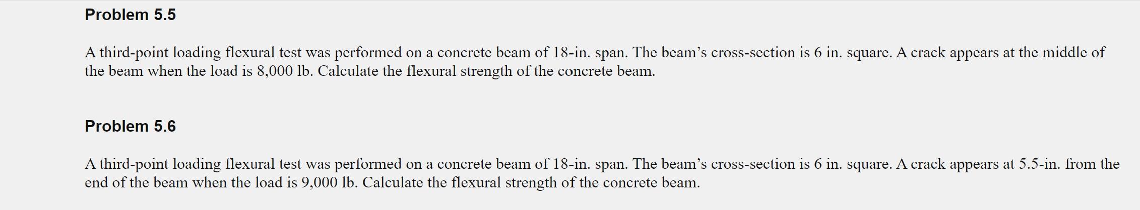 Solved A third-point loading flexural test was performed on | Chegg.com