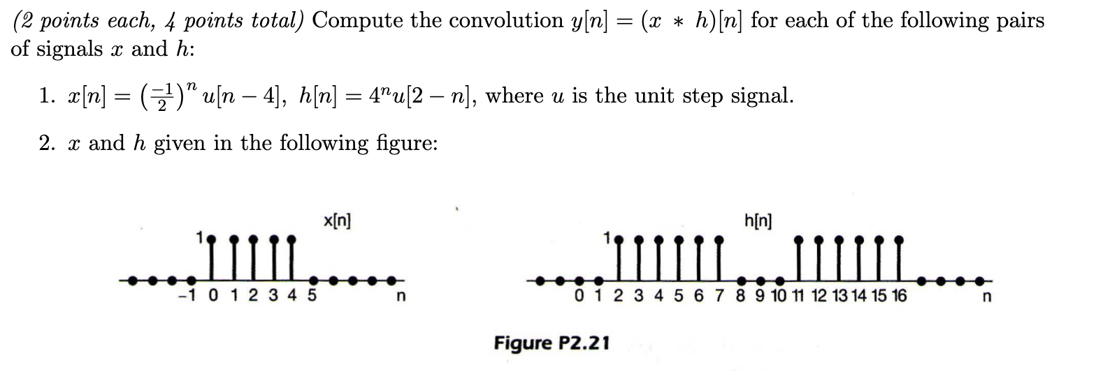 Solved (2 ﻿points each, 4 ﻿points total) ﻿Compute the | Chegg.com