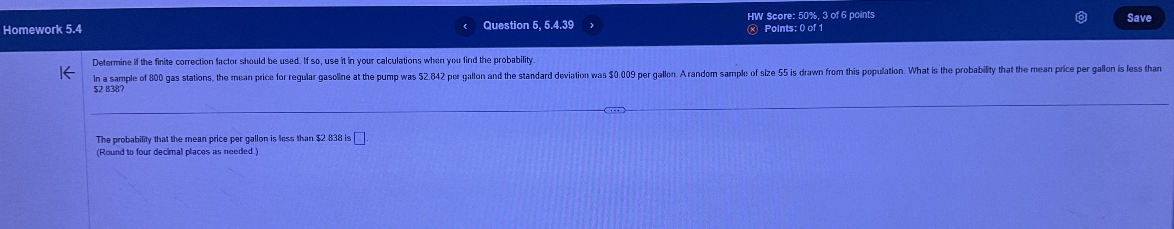 Solved Determine If The Finite Correction Factor Should Be