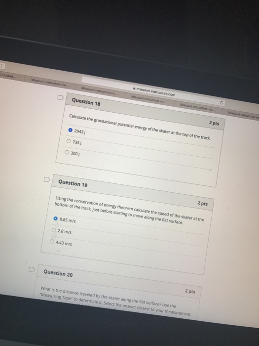 Solved missouri ouri Instructure Missouri,instructure.co.. | Chegg.com