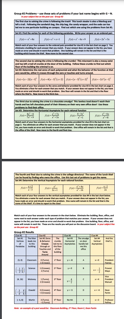 Group #2 ﻿Problems – ﻿use these sets of problems if | Chegg.com