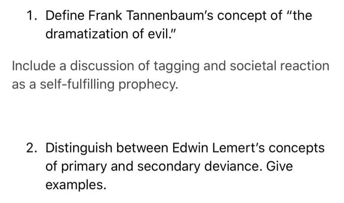 1. Define Frank Tannenbaum's concept of "the | Chegg.com