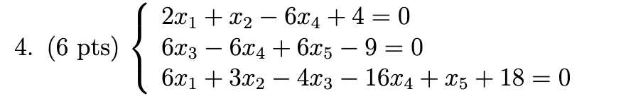 Solved Either show that the linear system is inconsistent, | Chegg.com
