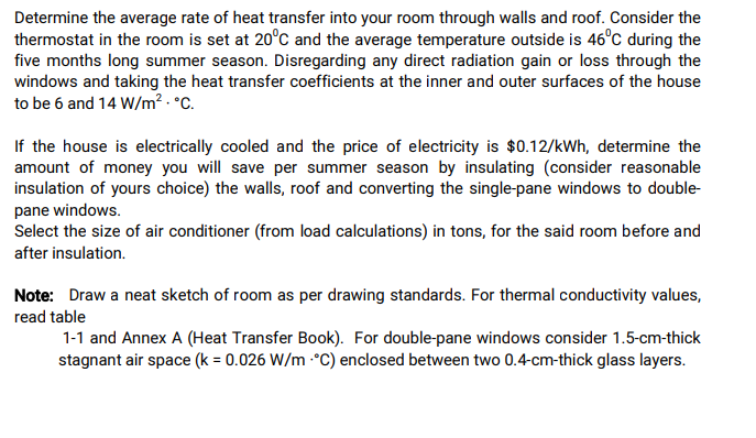 Solved Determine the average rate of heat transfer into your | Chegg.com