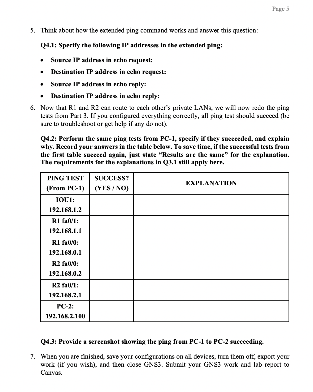 Solved CIT 247: Networking Fundamentals Lab 5: Basic Router | Chegg.com
