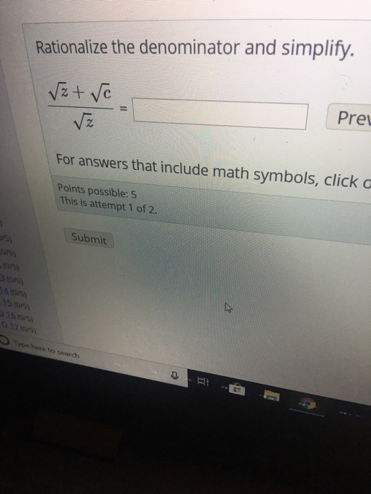 Solved ssible: 100 Simpify: 4v75v125 5v12 Preview 5) Points | Chegg.com