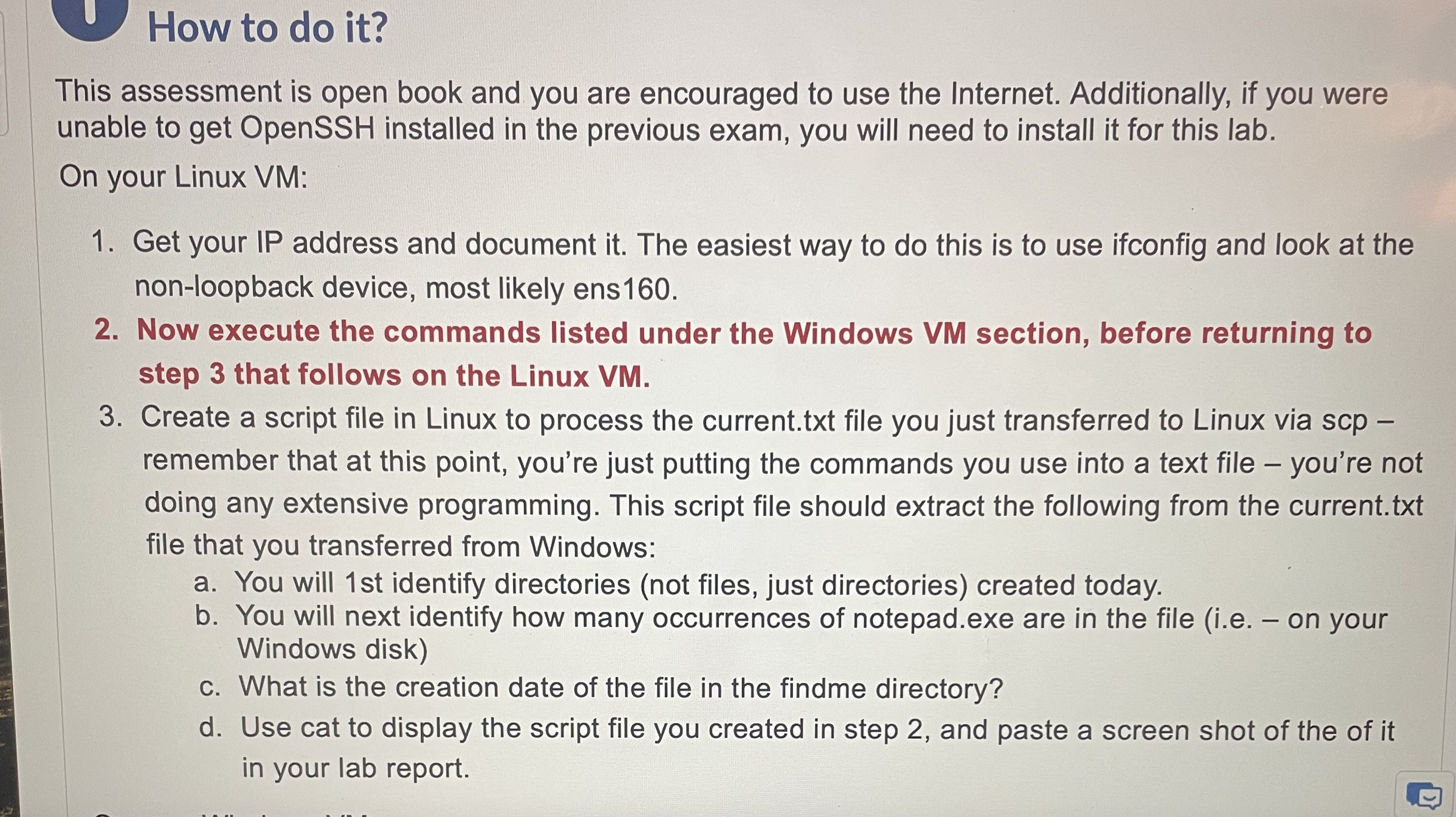 Solved How to do it?This assessment is open book and you are | Chegg.com