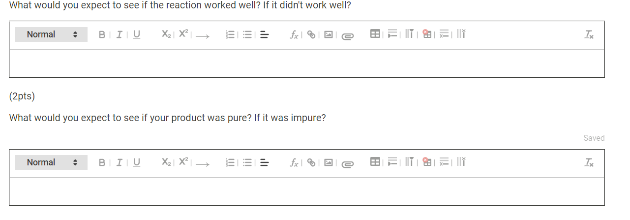 Solved Week 5 Data And Report Submission - Synthesis Of | Chegg.com