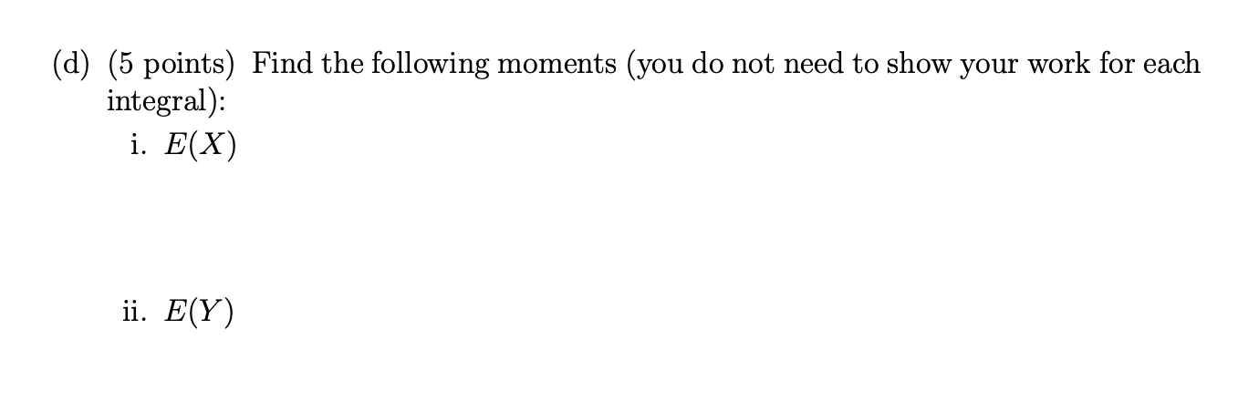 Solved 5 Suppose That X And Y Are Two Continuous Random