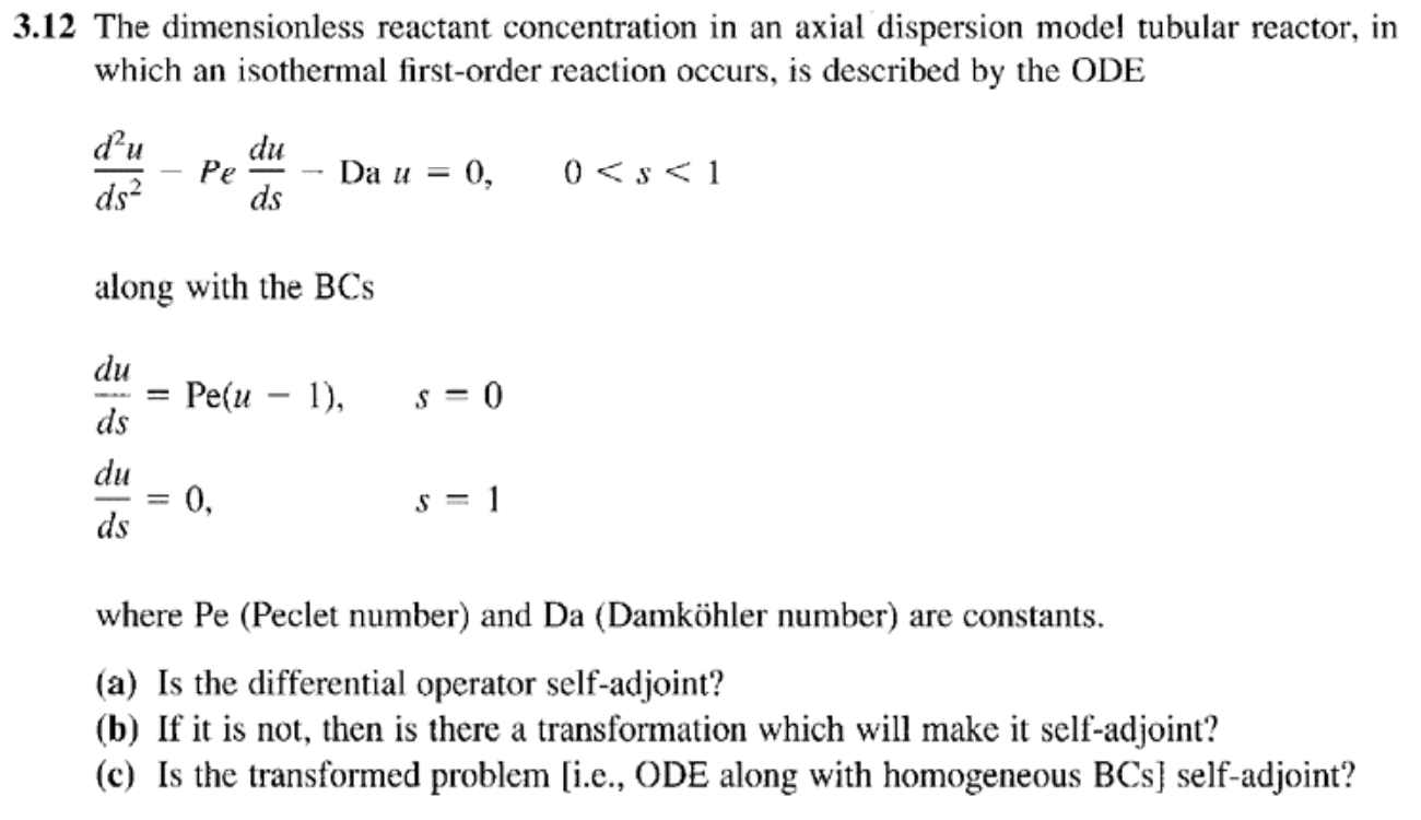 12 The dimensionless reactant concentration in an | Chegg.com