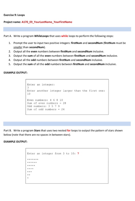 Solved Write a program While loops that uses while loops to | Chegg.com