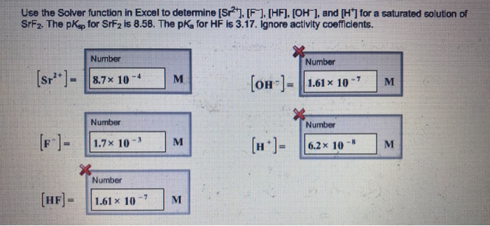 Solved Use The Solver Function In Excel To Determine S2 8342