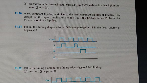 Solved Now draw in the internal signal P from Figure 11-19, | Chegg.com