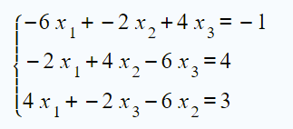 Solved a) Write the given linear system in matrix form; b) | Chegg.com