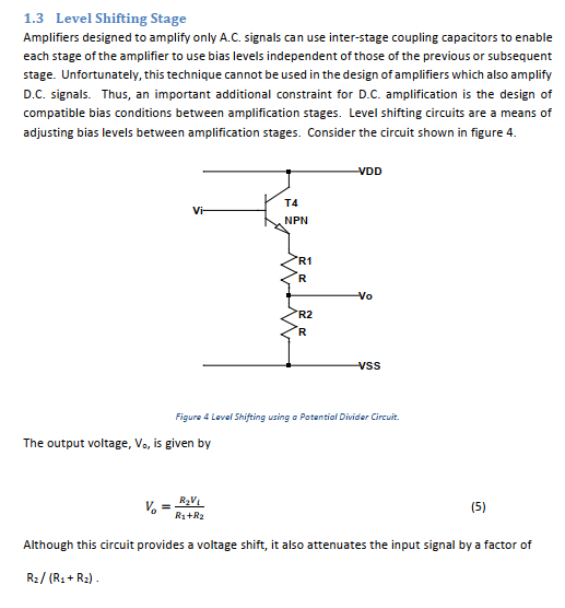 1.1 The Differential Input Stage The basic | Chegg.com