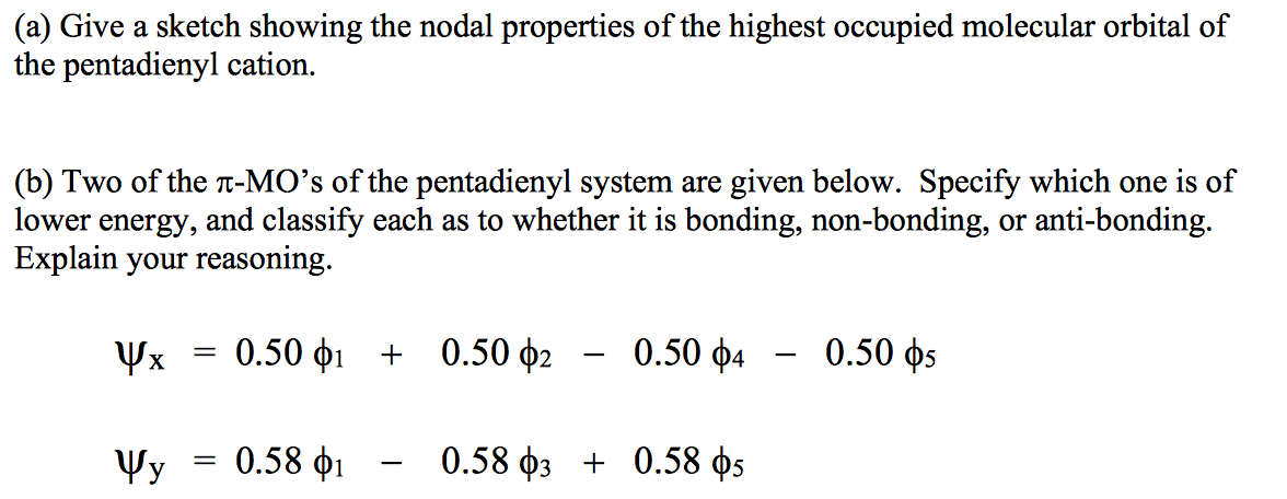 Solved (a) Give a sketch showing the nodal properties of the | Chegg.com