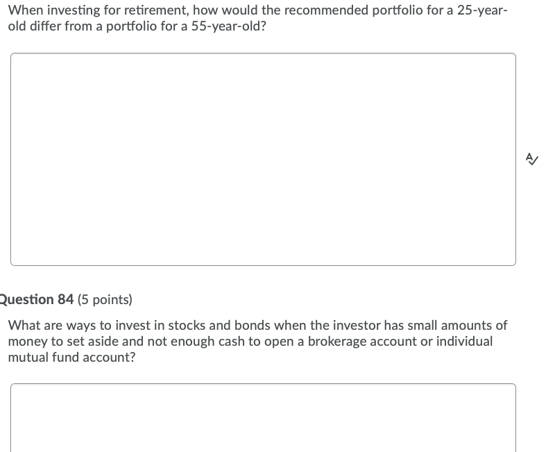Solved When investing for retirement, how would the | Chegg.com