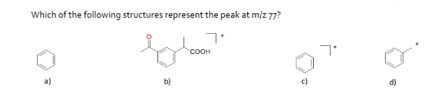 Solved Consider the proposed mass fragmentation pattern for | Chegg.com