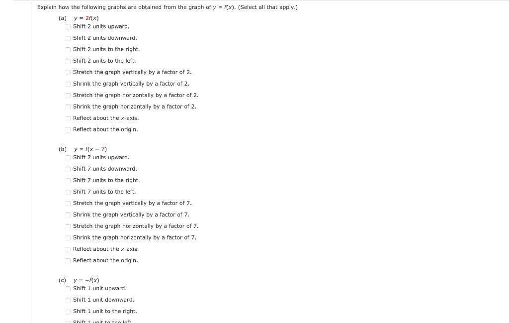 Solved Explain how the following graphs are obtained from | Chegg.com