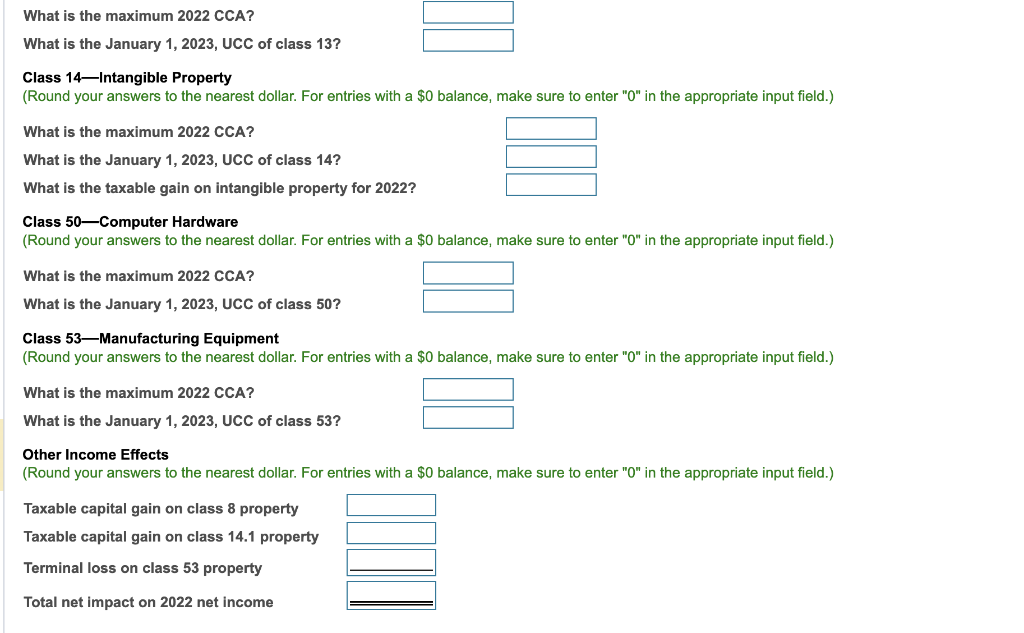 Class 1-Building (Round your answers to the nearest | Chegg.com