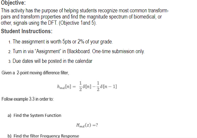 Solved Objective: This activity has the purpose of helping | Chegg.com