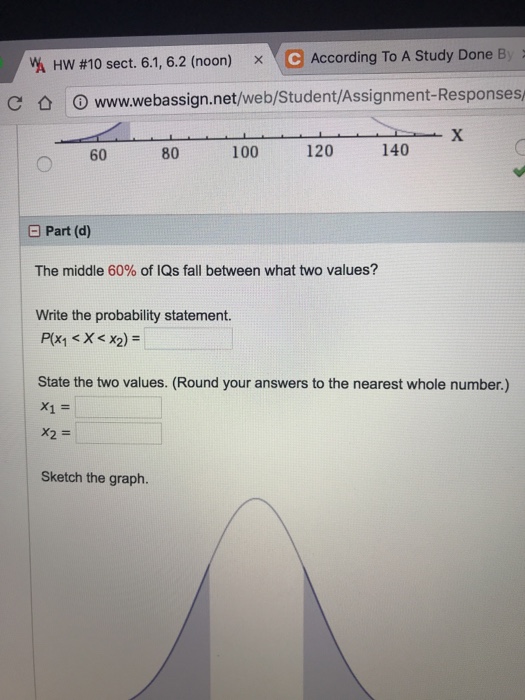 Solved To A Study Done By X 15.。6/13 1Q is normally | Chegg.com