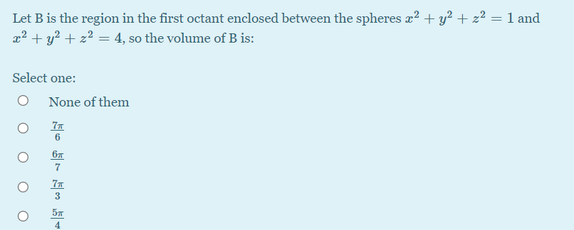 Solved Let B is a region in the second octant enclosed by | Chegg.com