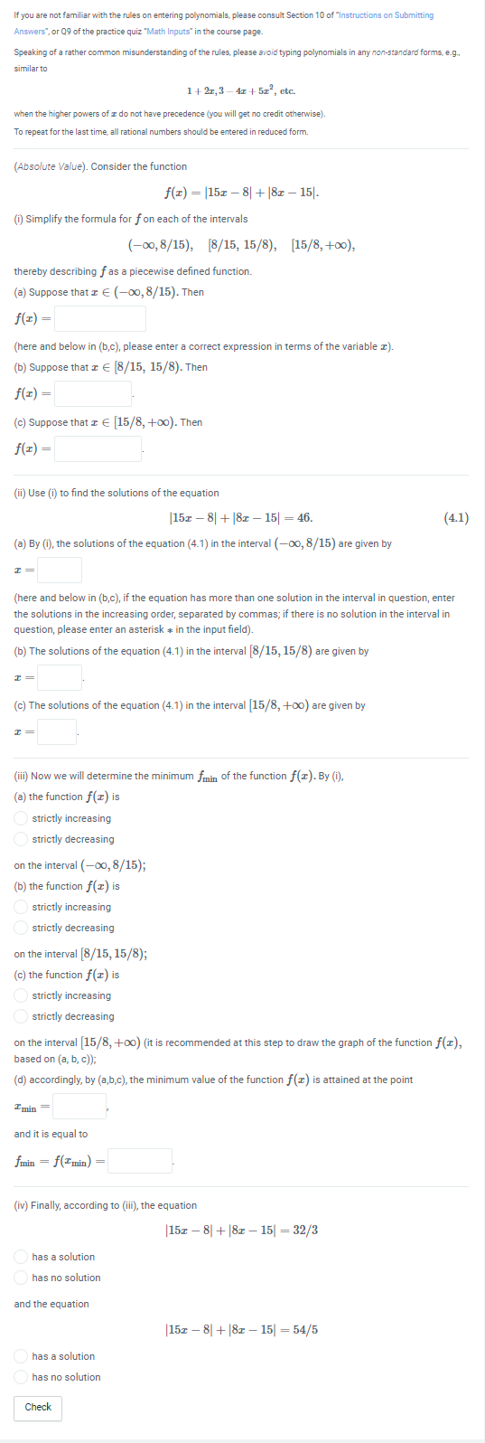 Solved If you are not familiar with the rules on entering | Chegg.com