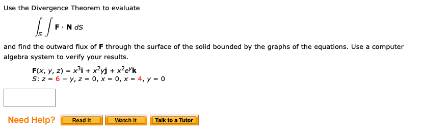 Solved Use the Divergence Theorem to evaluate Is SF F.NDS | Chegg.com