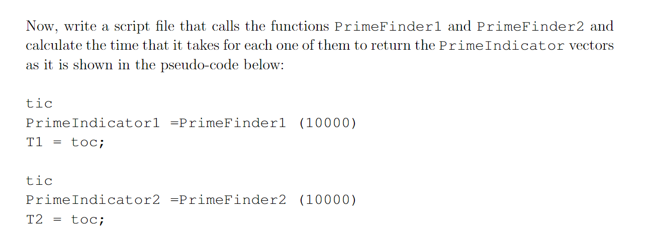 Solved (c) Consider the following MATLAM pseudo-code that | Chegg.com