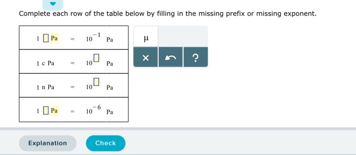 Solved complete each of the row of the table below by | Chegg.com