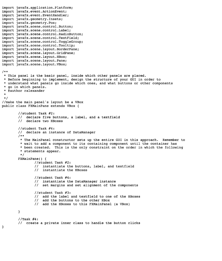 Solved Gui Lab Overview In The Graphical User Interface 