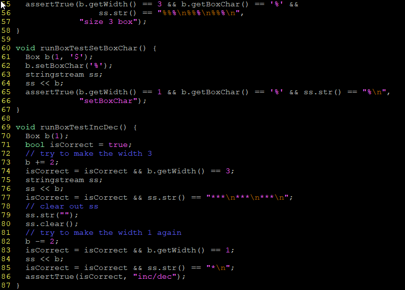 Solved Enter a width: 8 Enter a character to draw the box | Chegg.com