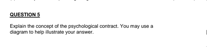 Solved QUESTION 5Explain the concept of the psychological | Chegg.com